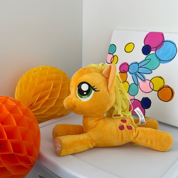 My Little Pony | Toys | My Little Pony Applejack Stuffed Animal Plush ...